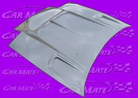 CARMATE Nissan S13 180SX 1989-1998 "T2 Style" Bonnet (carbon ...