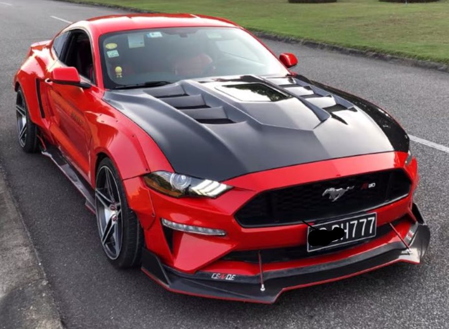 CARMATE Ford Mustang 2015-2017 "E Style" Bonnet - bodykits aero kits ...