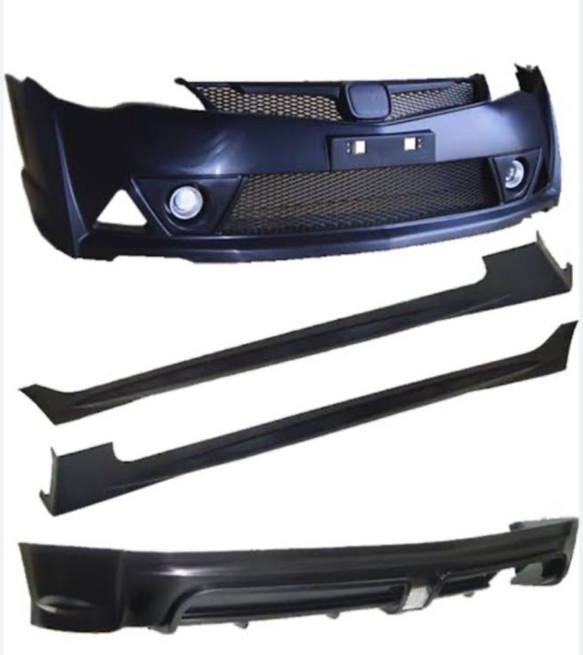 CARMATE Honda Civic 2006-2011 4Dr Sedan "R Style" Full Kit - bodykits ...