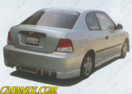 CARMATE Hyundai Accent 2000-2003 "EVO5 Style" Rear Bar - bodykits aero ...