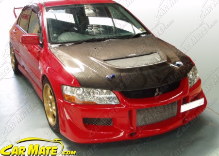 CARMATE Mitsubishi Lancer 2002-2007 Evolution "E8 Style" Bonnet ...