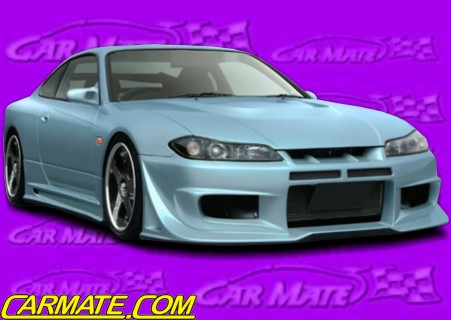 CARMATE Nissan S15 200SX 2000-up "GT-WB Style" Wide Body Kit - bodykits ...