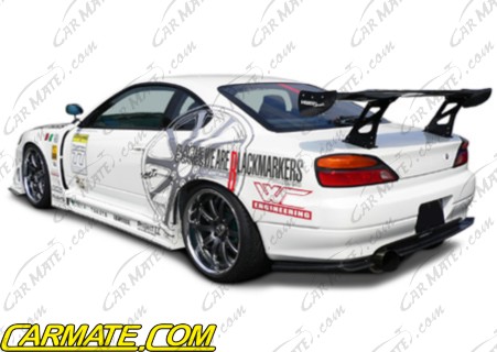 CARMATE Nissan S15 200SX 2000-up "HK Style" Side Skirts - bodykits aero ...