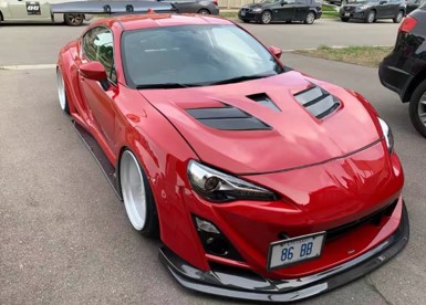 CARMATE Toyota 86 2011 - Up "VARIS Style" Bonnet - bodykits aero kits ...