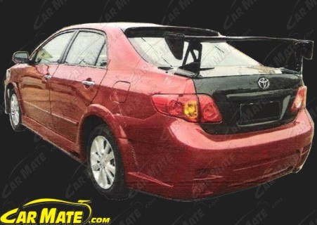 CARMATE Toyota Corolla 2007-up Sedan "MB Style" Rear Fenders-Flares ...