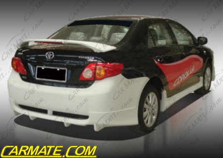 CARMATE Toyota Corolla 2007-up Sedan "VS Style" Rear Bar - bodykits ...