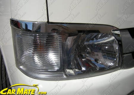 CARMATE Toyota Hiace 2005-2010 "CHROME Style" Eye Lids - bodykits aero ...