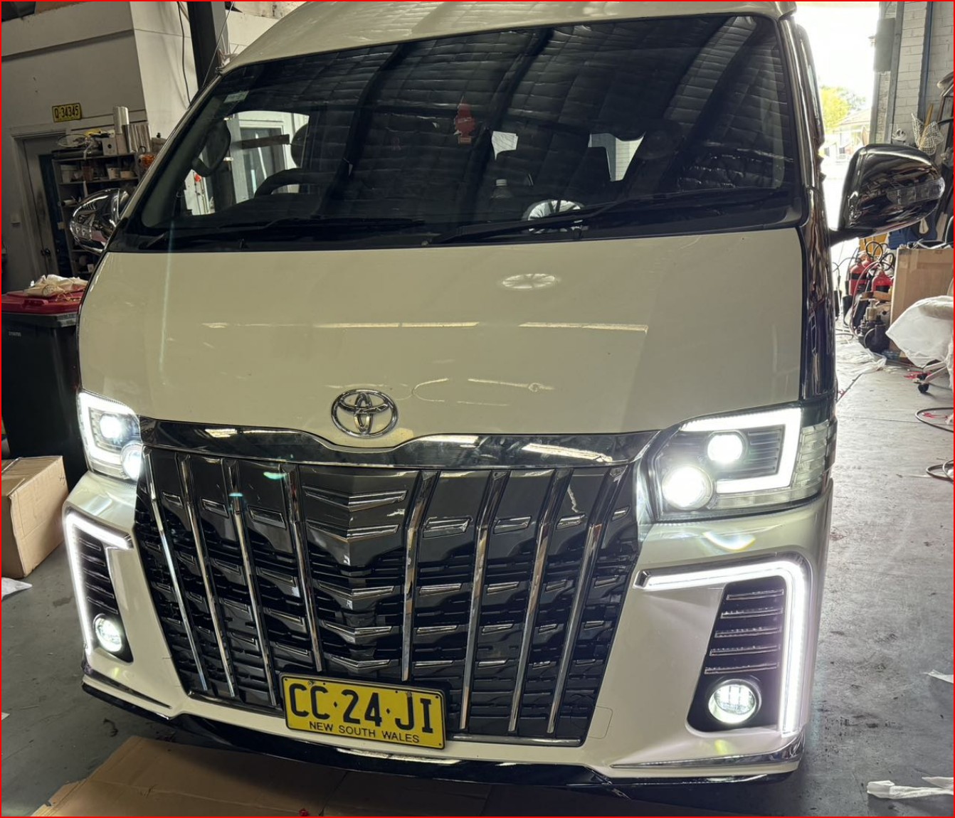 CARMATE Toyota Hiace 2014 -2019 "AL Style" Full Kit - bodykits aero ...