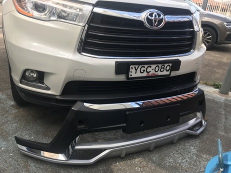 CARMATE Toyota Kluger 2014-Up "RB Style" Front Cover - bodykits aero ...