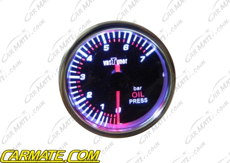 CARMATE Universal Universal Accessories "Oil Pressure - Blue Reverse ...