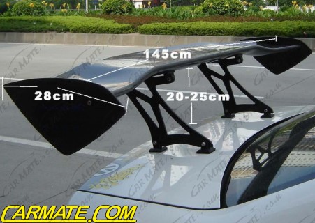 CARMATE Universal Universal Bodykits "GT1-D Style" GT Wing (carbon ...