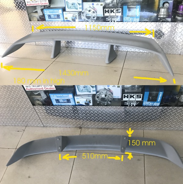 Carmate Universal Universal Bodykits GT Wing - bodykits aero kits ...